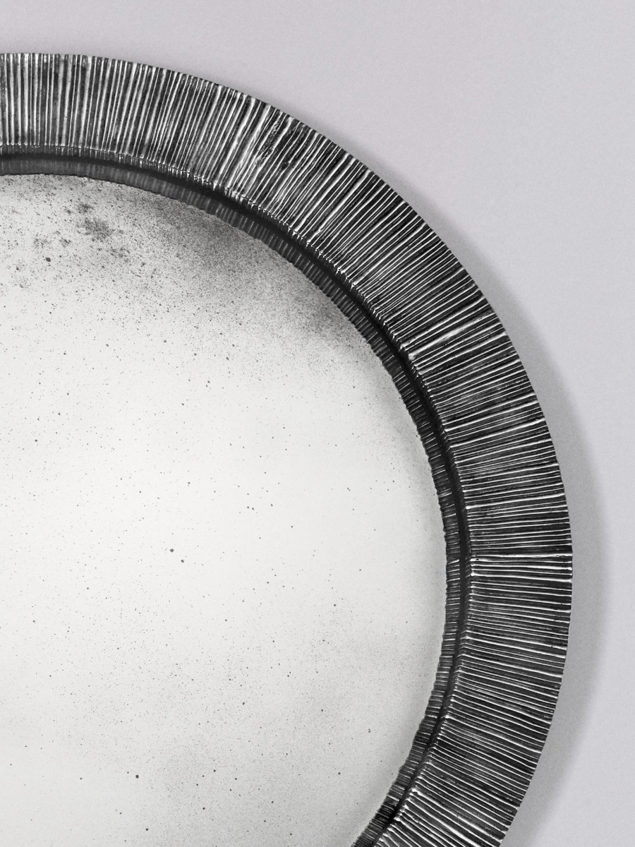 Strata Convex Mirror - Bespoke Convex Mirrors by Collier Webb
